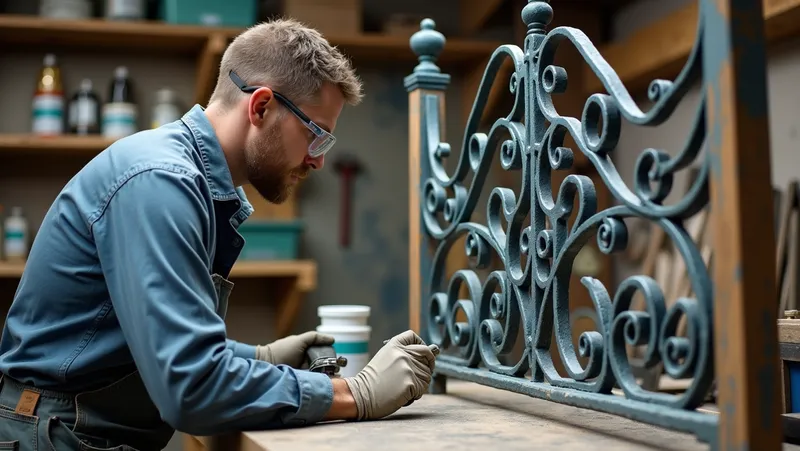 Cómo pintar forja o hierro forjado para un acabado duradero